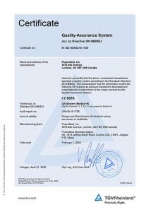 Certifications | FluoroSeal