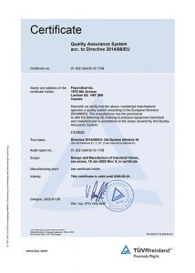 Certifications | FluoroSeal